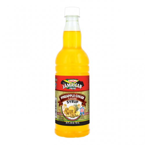 Jamaican Pride Pineapple Ginger Syrup, 26 oz/750 mL